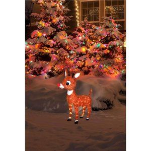 Holiday | Lighted Rudolph Outdoor Decor 26inch Lawn Ornament | Poshmark
